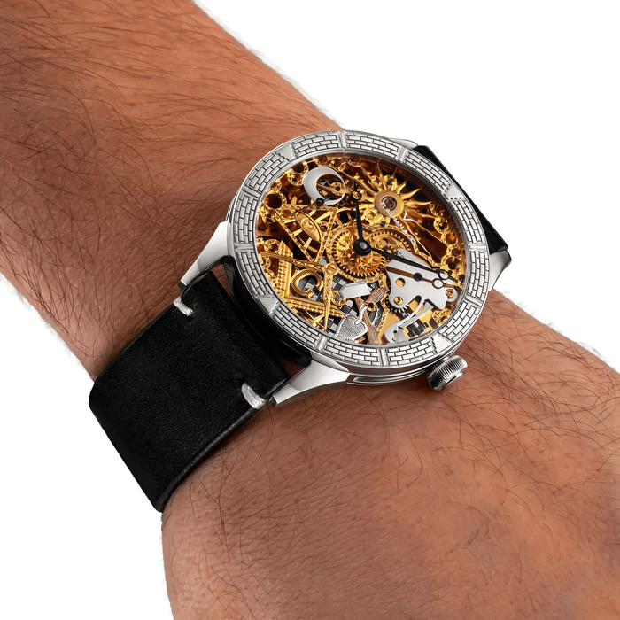 Skeleton Masonic Watch - Temple